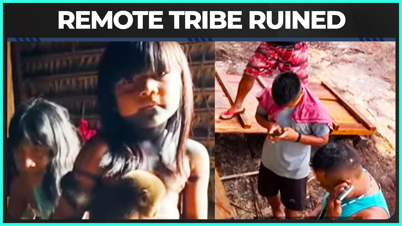Men In Remote Tribe Got Addicted To THIS After Getting Internet - YouTube