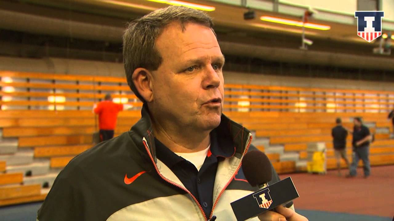 Coach Garner Interview Post Orange and Blue Meet 2-21-15 - YouTube