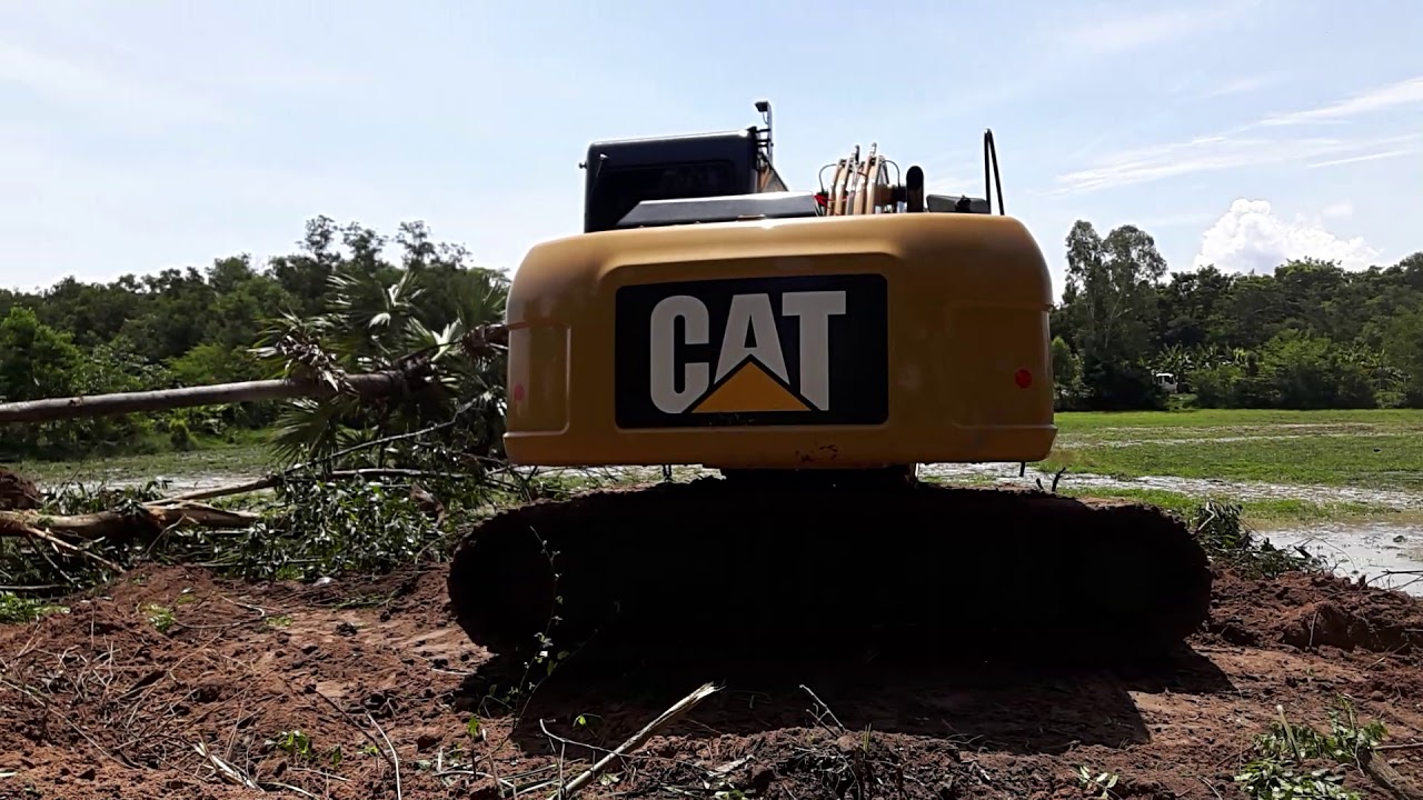 รีวิว caterpillar 313D2 gc excavator เครื่องยนต์ cat C4.4 Tier 3 เร็ว ...