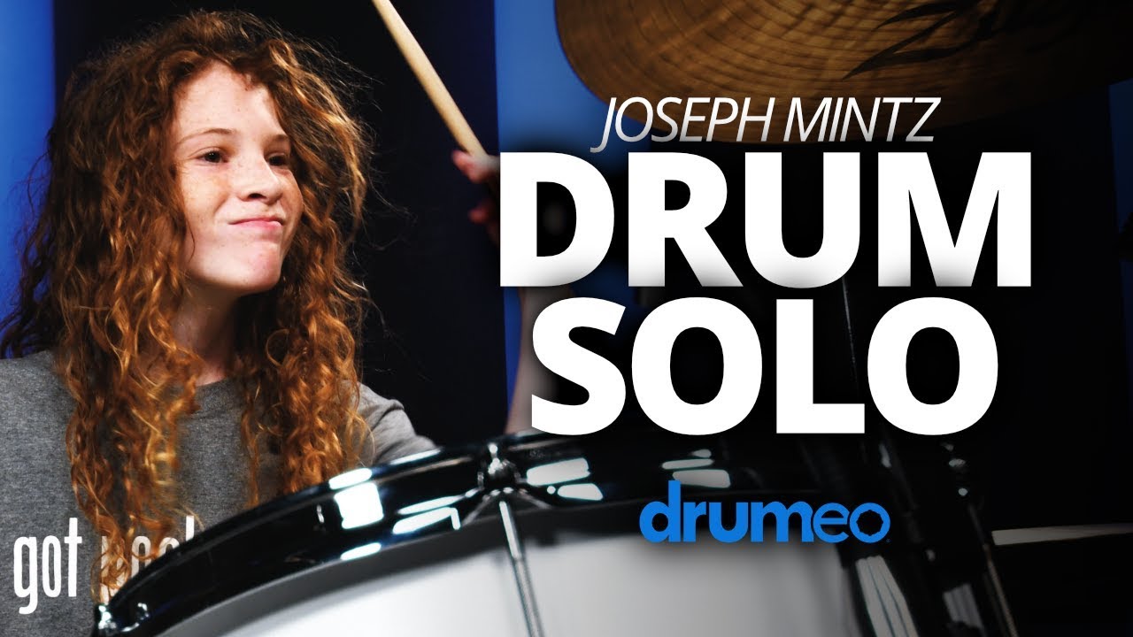 Joseph Mintz Drum Solo (13 Years Old) - YouTube