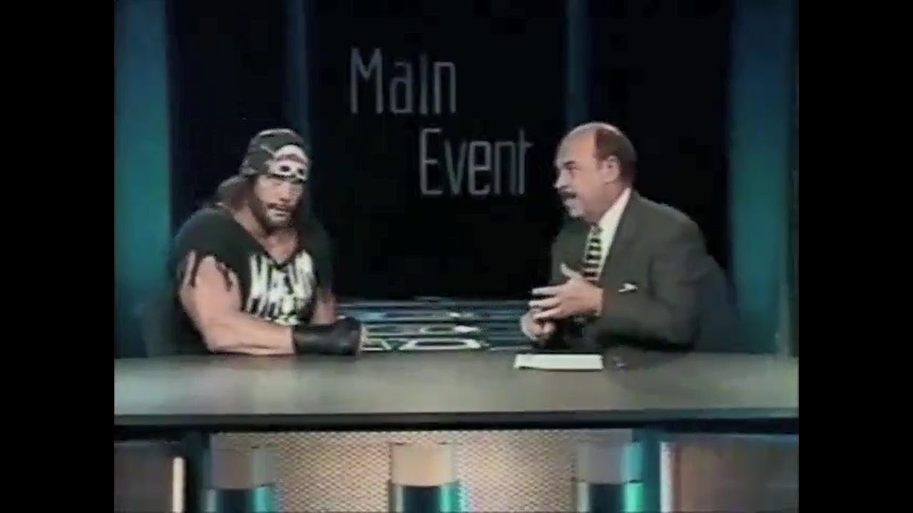 Randy Savage on the Main Event Sept 7th, 1996 - YouTube