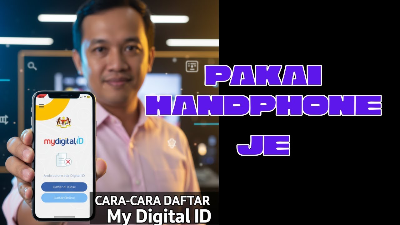 Cara-cara daftar My Digital ID , Guna Handphone je - YouTube
