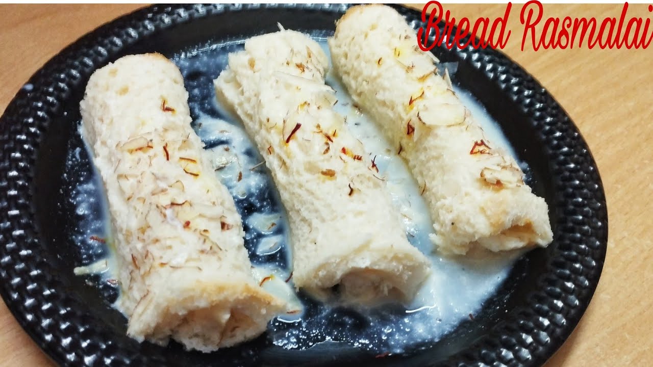 Bread Rasmalai|Bread Malai Roll|Dessert Recipe|Instant Rabdi Malai ...