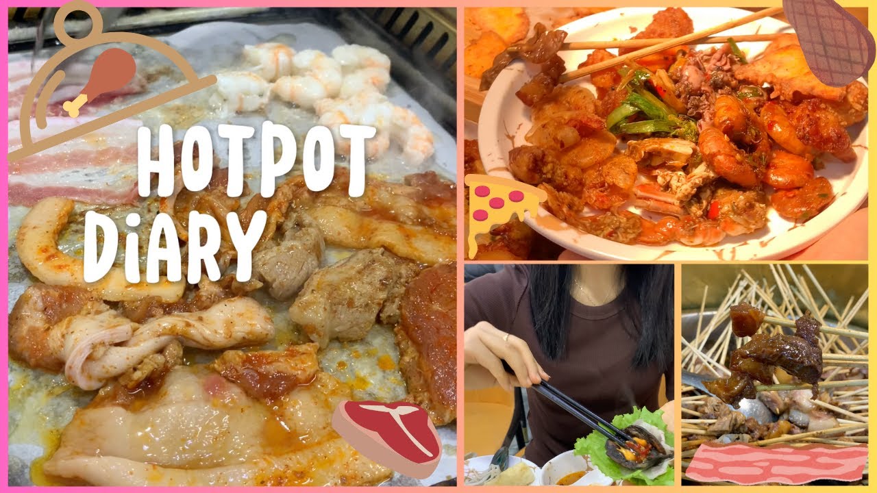 Hot Pot Diary မှာ သွားစားကြမယ် | hotpot buffet vlog - YouTube