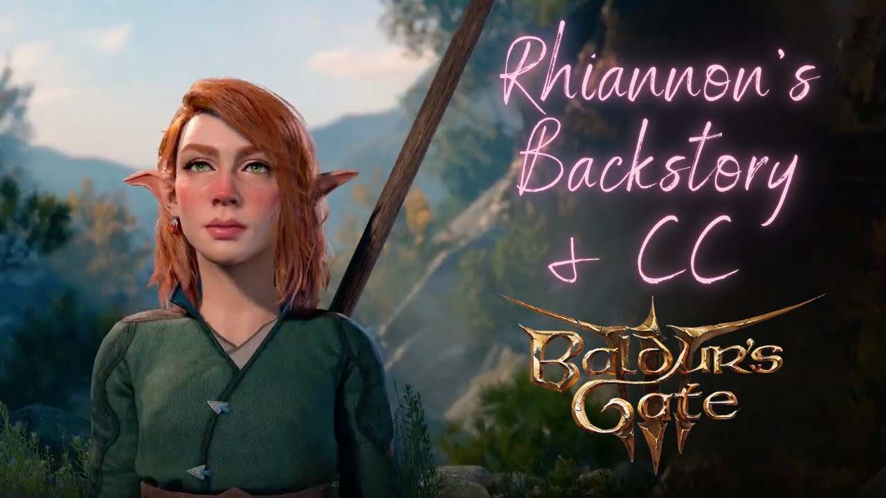 💗 Rhiannon's Backstory & Character Creation | Baldur's Gate 3 | ep 00 ...