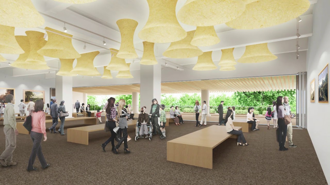 New National Stadium Development Project concept movie Stadium in ...