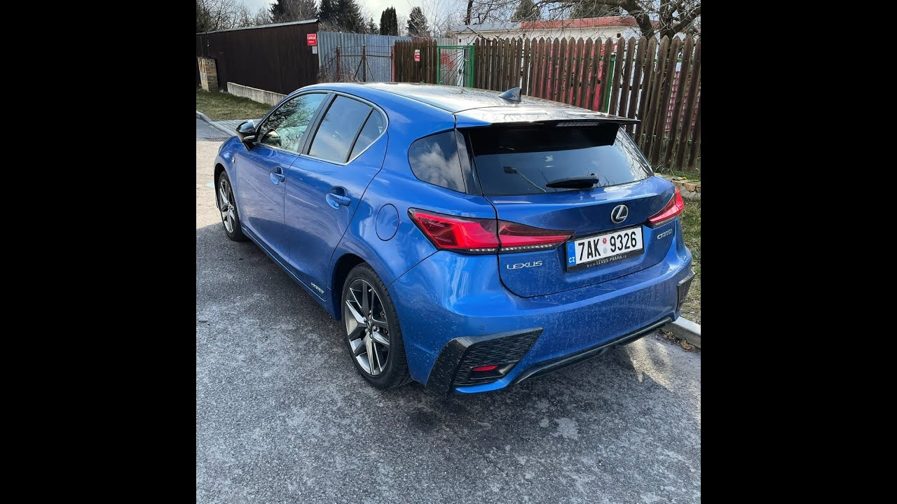Lexus CT 200H F Sport Blue, Lexus is caravan :-) - YouTube
