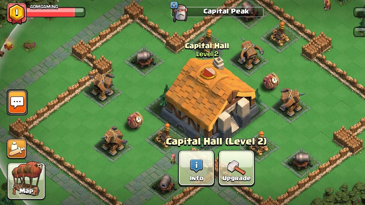 Capital hall level 2 | Clash of clans New Update - YouTube