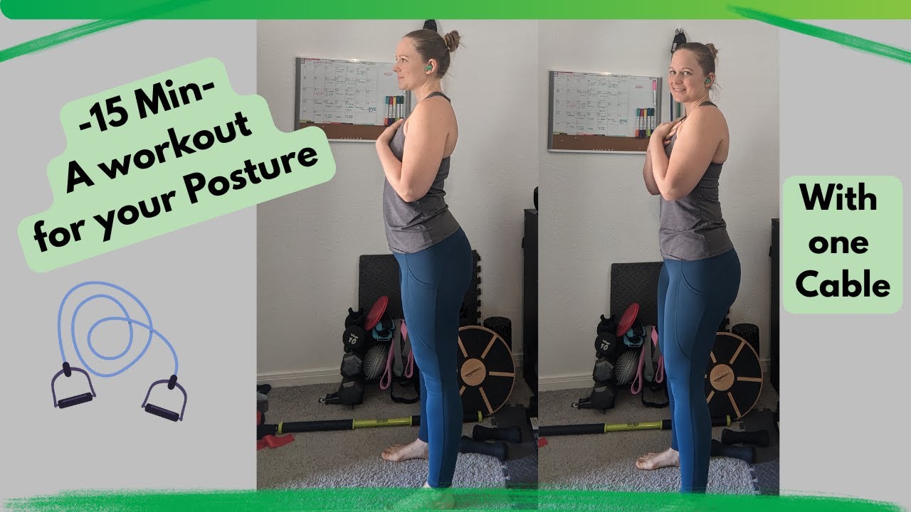 Posture fix for beginners : 15 Min Posture Workout - YouTube