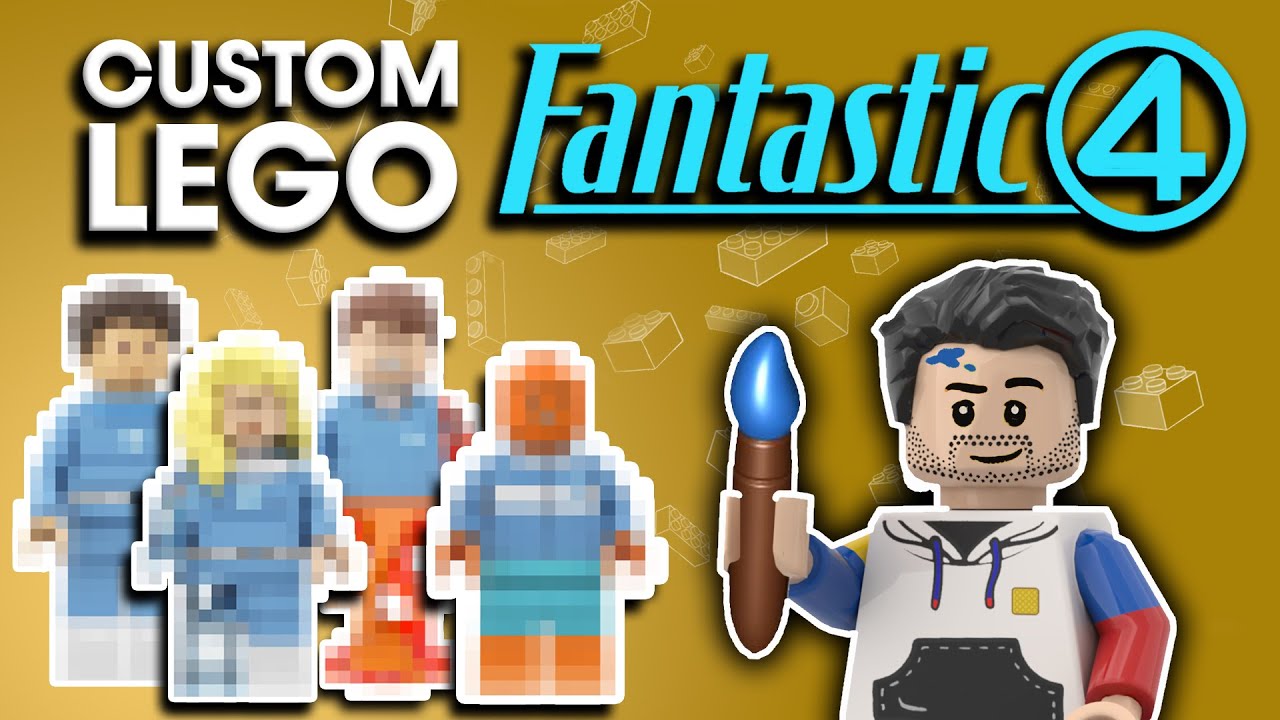 How to Make the Fantastic Four in LEGO! Feat. @RepublicStuds! - YouTube
