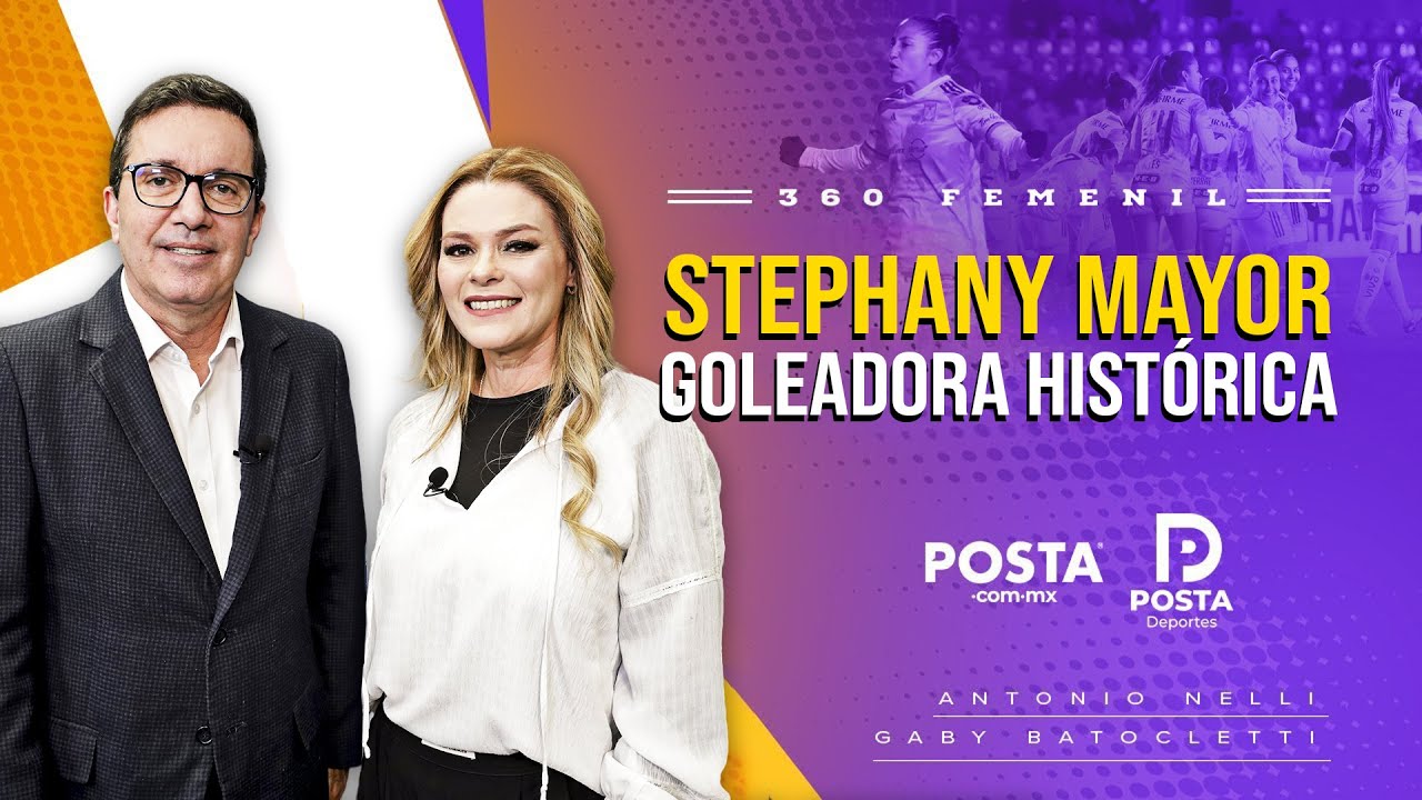 STEPHANY MAYOR la goleadora histórica de TIGRES FEMENIL - YouTube
