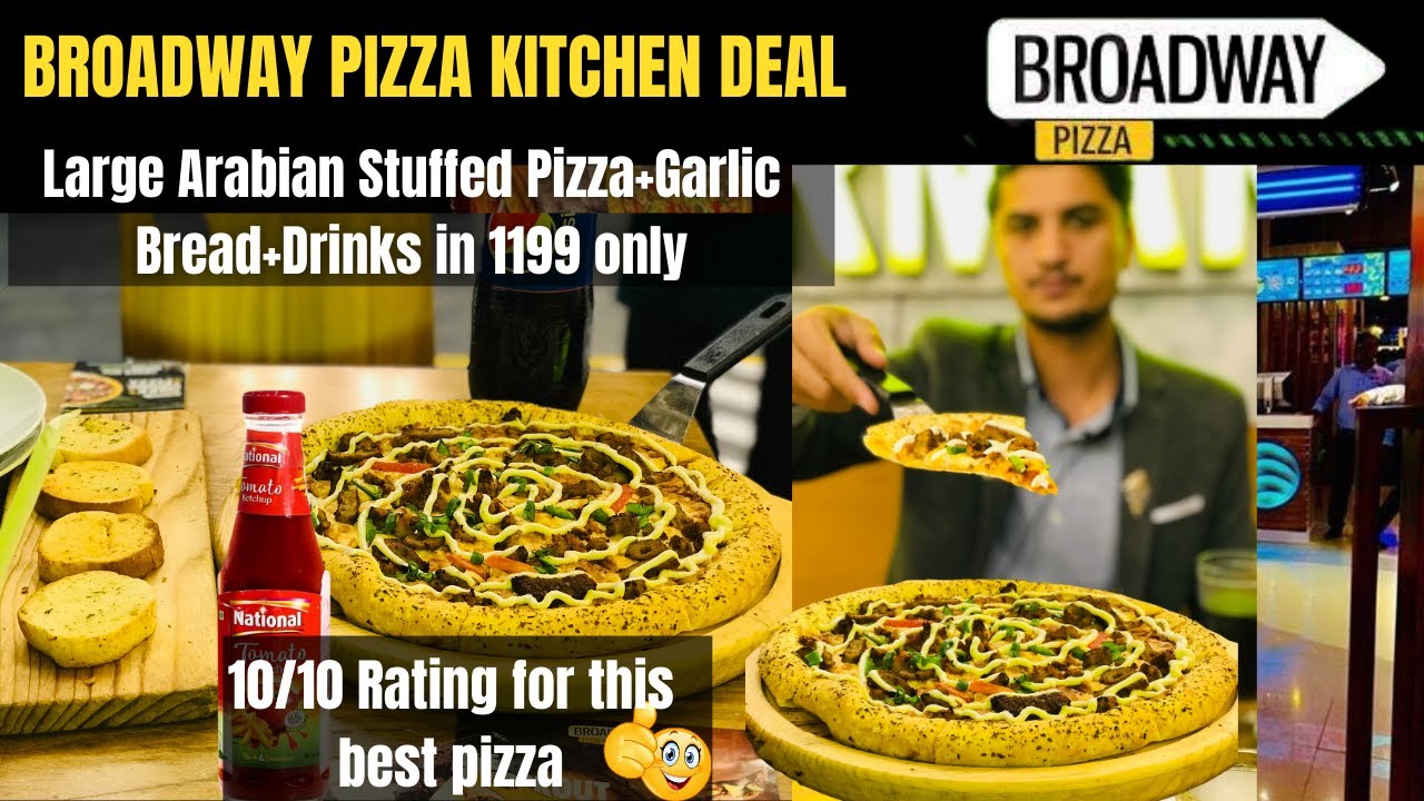 The Best stuffed Pizza in Lahore Pakistan | Broadway Pizza Deal in just ...