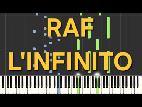 raf~l'infinito(rallentato-slow)=piano facile easy tutorial - YouTube