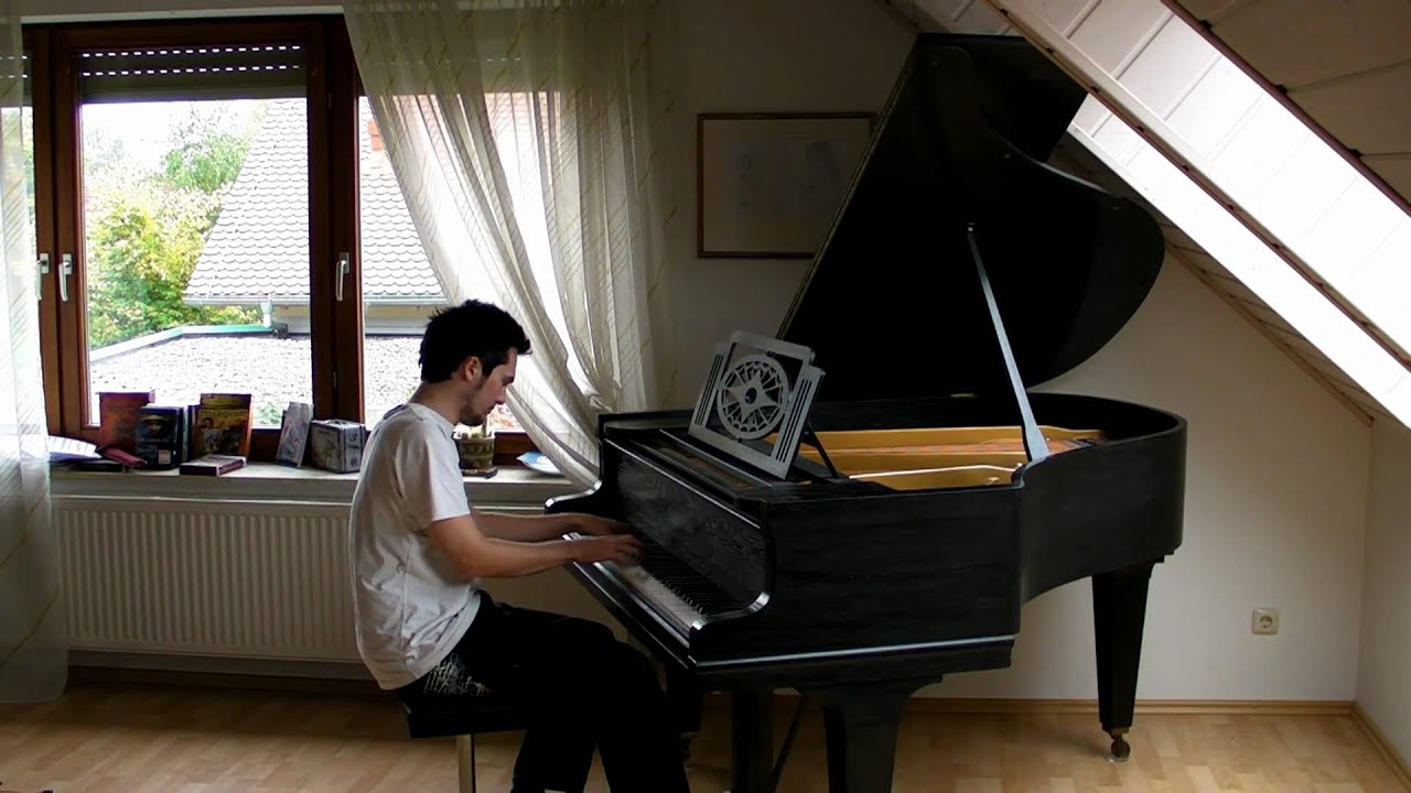 Gothic Theme Music on grand piano - YouTube