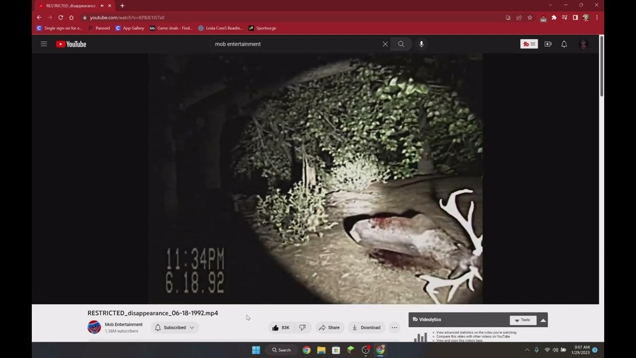 RESTRICTED_disappearance_06-18-1992.mp4 Reaction - YouTube