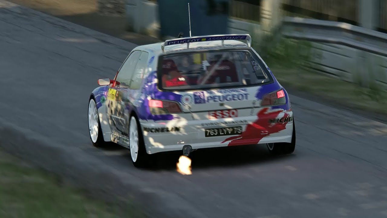 PEUGEOT 306 MAXI KIT CAR de Gilles PANIZZI #assettocorsa #totic66 - YouTube