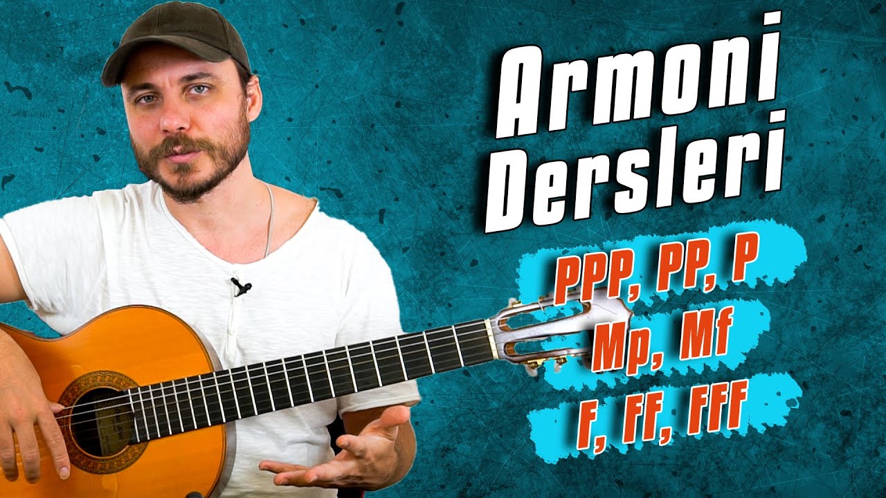 Gitar Dersi #82 Armoni Dersleri (PPP, PP, P, MP, MF, F, FF, FF) Piano ...