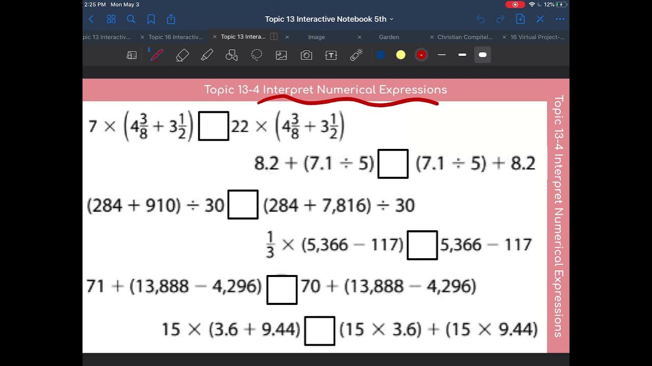 Interpret Numerical Expressions - YouTube