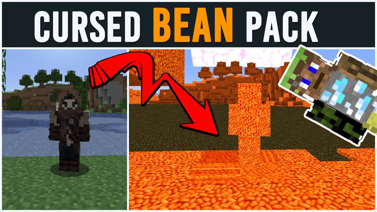 Minecraft BUT everything is BEANS! [ft. ewanhowell5195] - BeanCraft ...