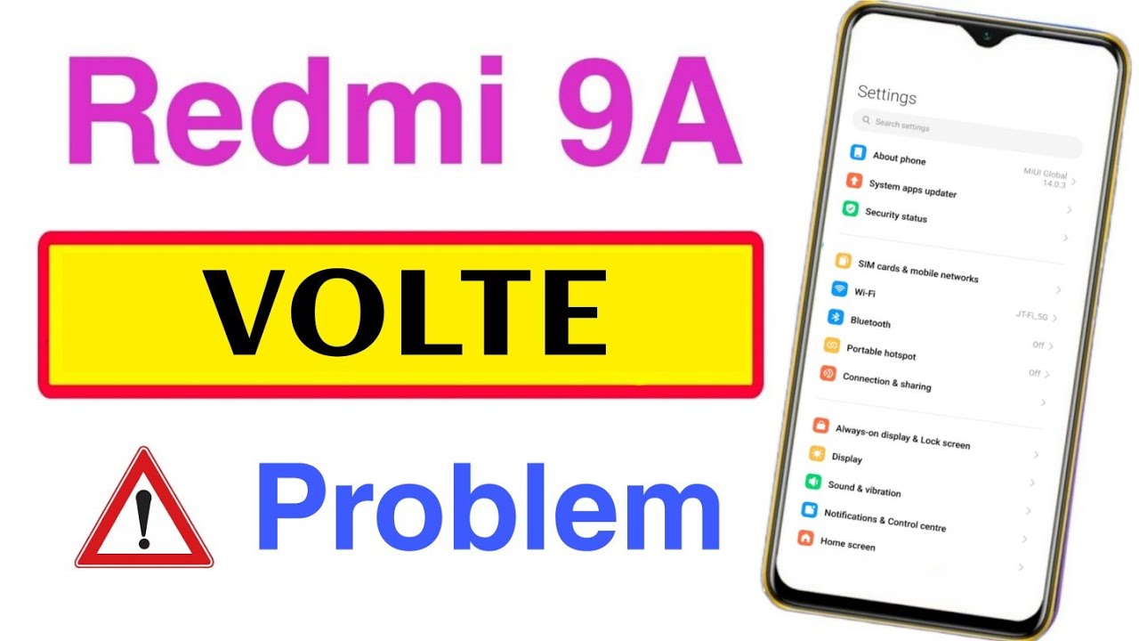 Redmi 9A VOLTE Network Problem | How to Enable VOLTE in Redmi 9A - YouTube