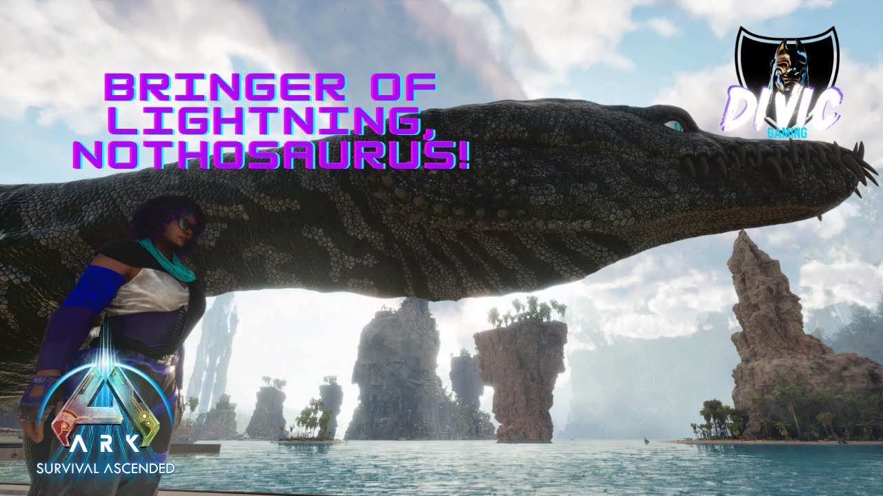 The Lightning Lizard, Nothosaurus! Ark: The Center Ascended S1E11 - YouTube