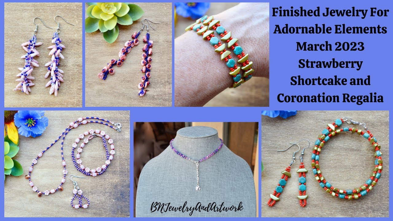 Finished Jewelry Adornable Elements Beads March 2023 - #jewelry #diy # ...