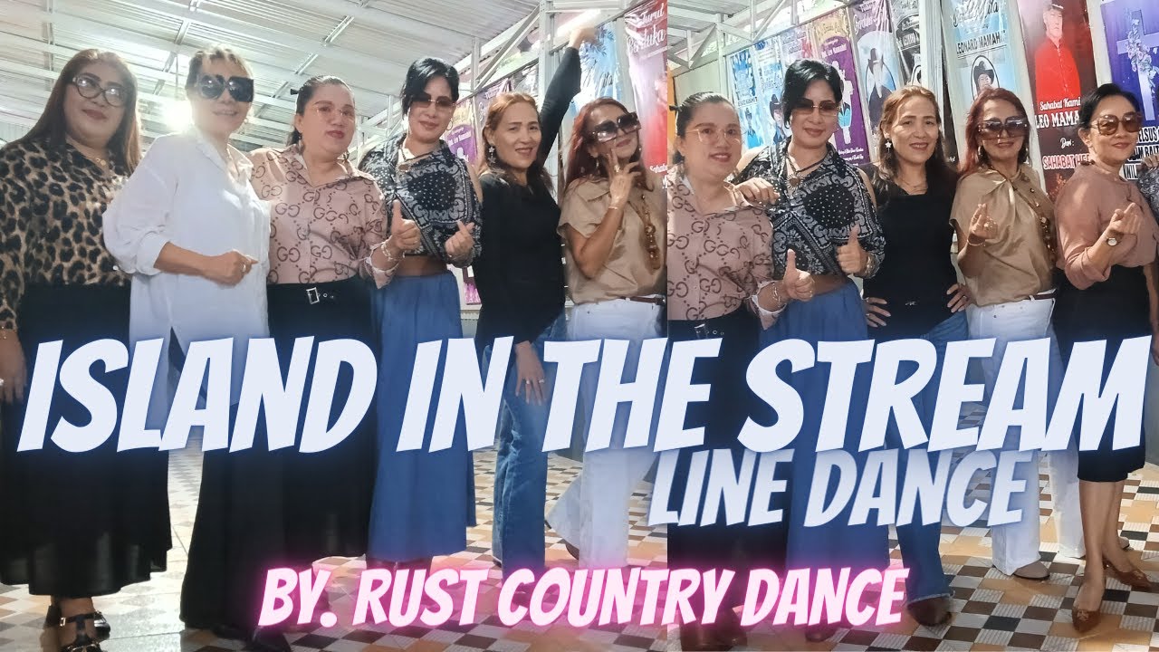 ISLANDS IN THE STREAM LINE DANCE - by. RUST COUNTRY DANCE. - YouTube