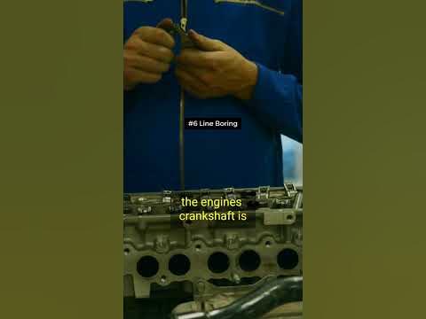 Engine Block Machining Process - Line Boring, Part 6/12 #shortstutorial #precisionmachining ...
