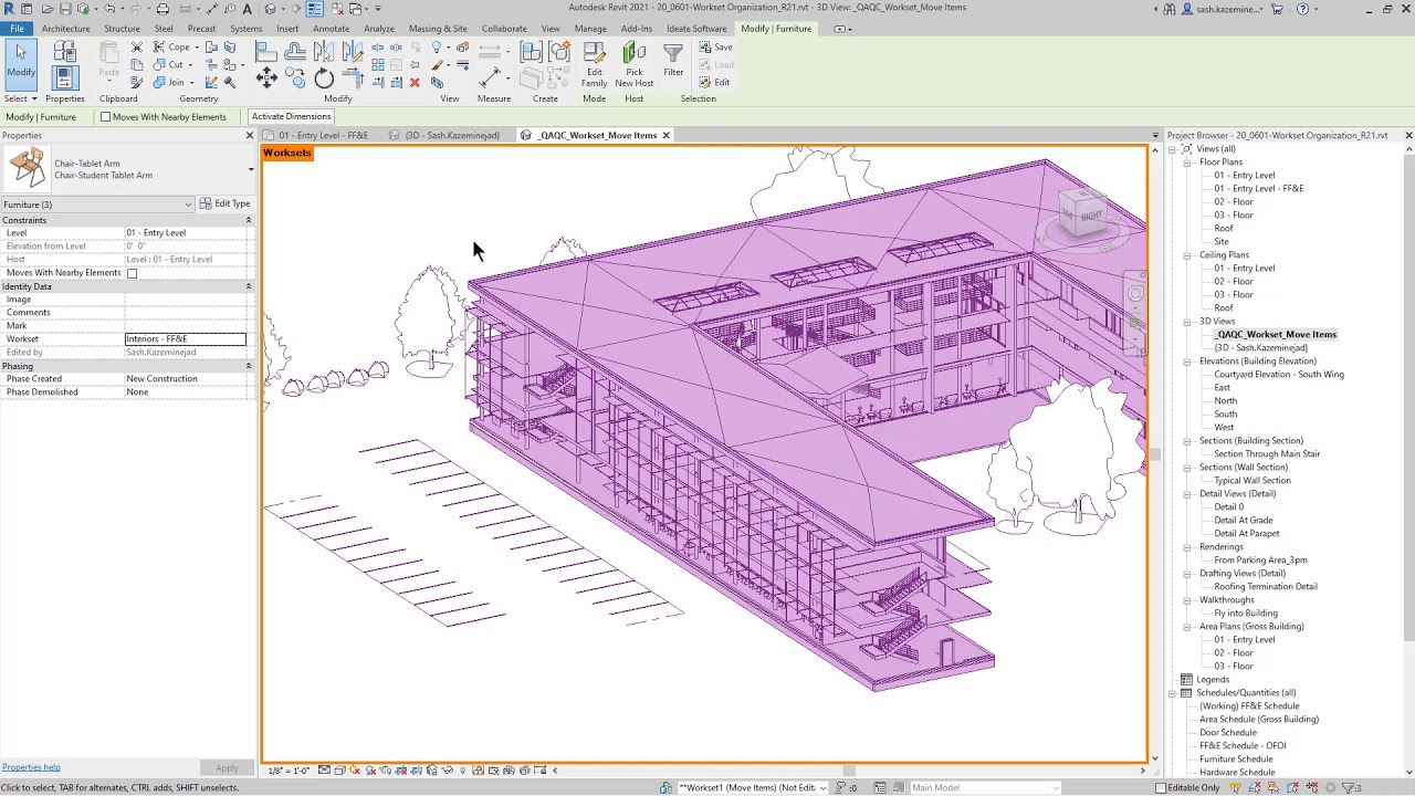 Managing Workset Assignments For Revit Model Elements Using Ideate Managing Workset Assignments For Revit Model Elements Using Ideate