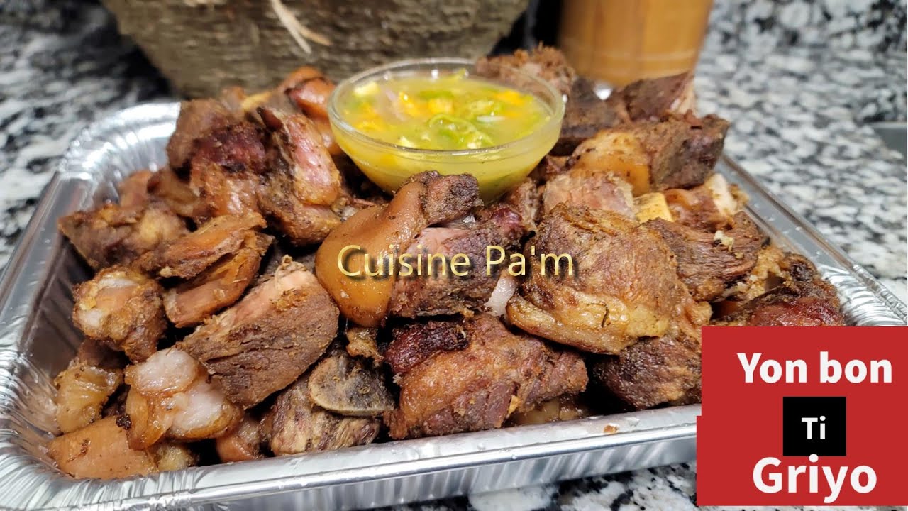 Yon bon ti griyo byen gou.#haitiancuisine #haitianculture #haitianfood ...