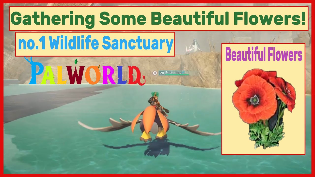 Where To Find Beautiful Flowers in PALWORLD - YouTube