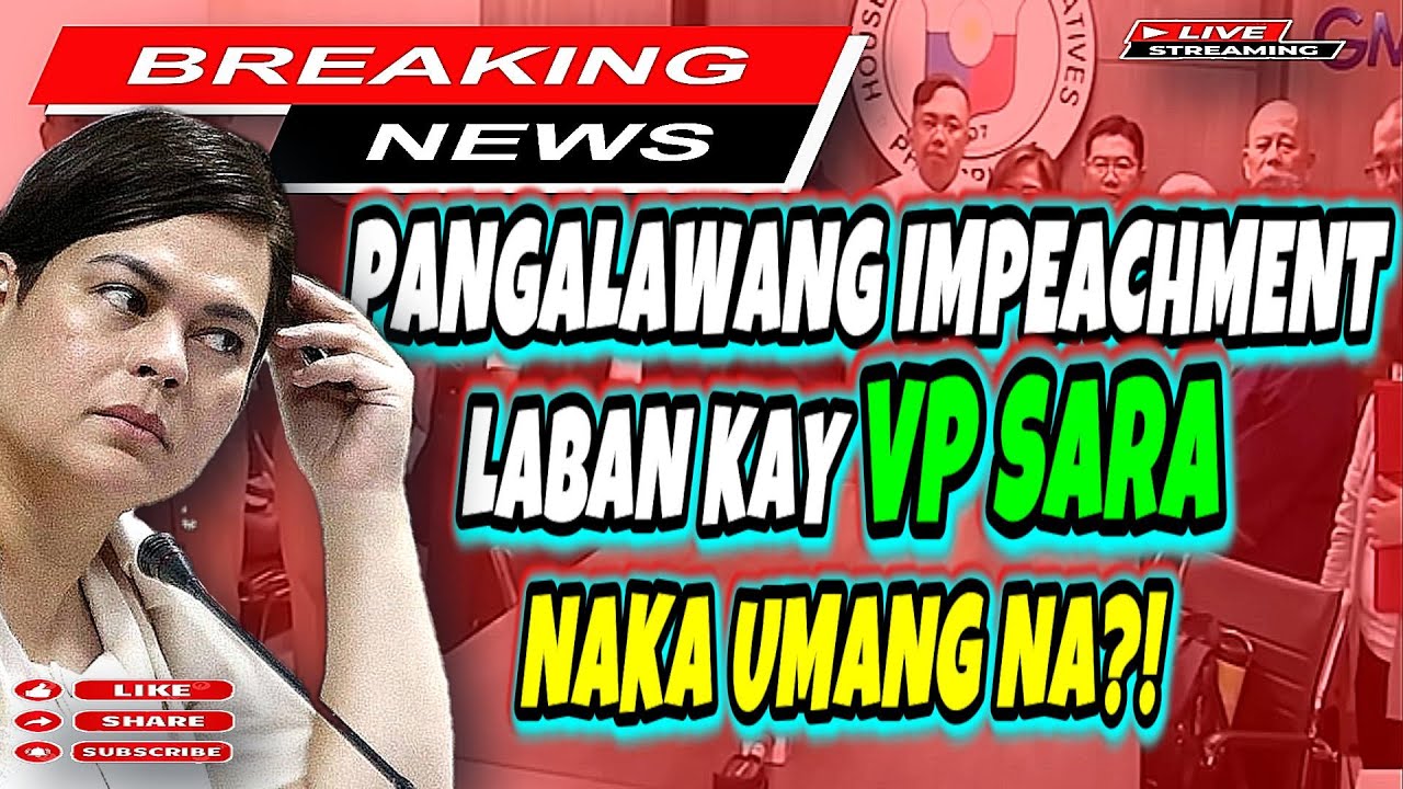 BREAKING NEWS!!! M4RT!AL L4W NA?! CONFIDENTIAL FUNDS NI VP SARA DUTERTE ...