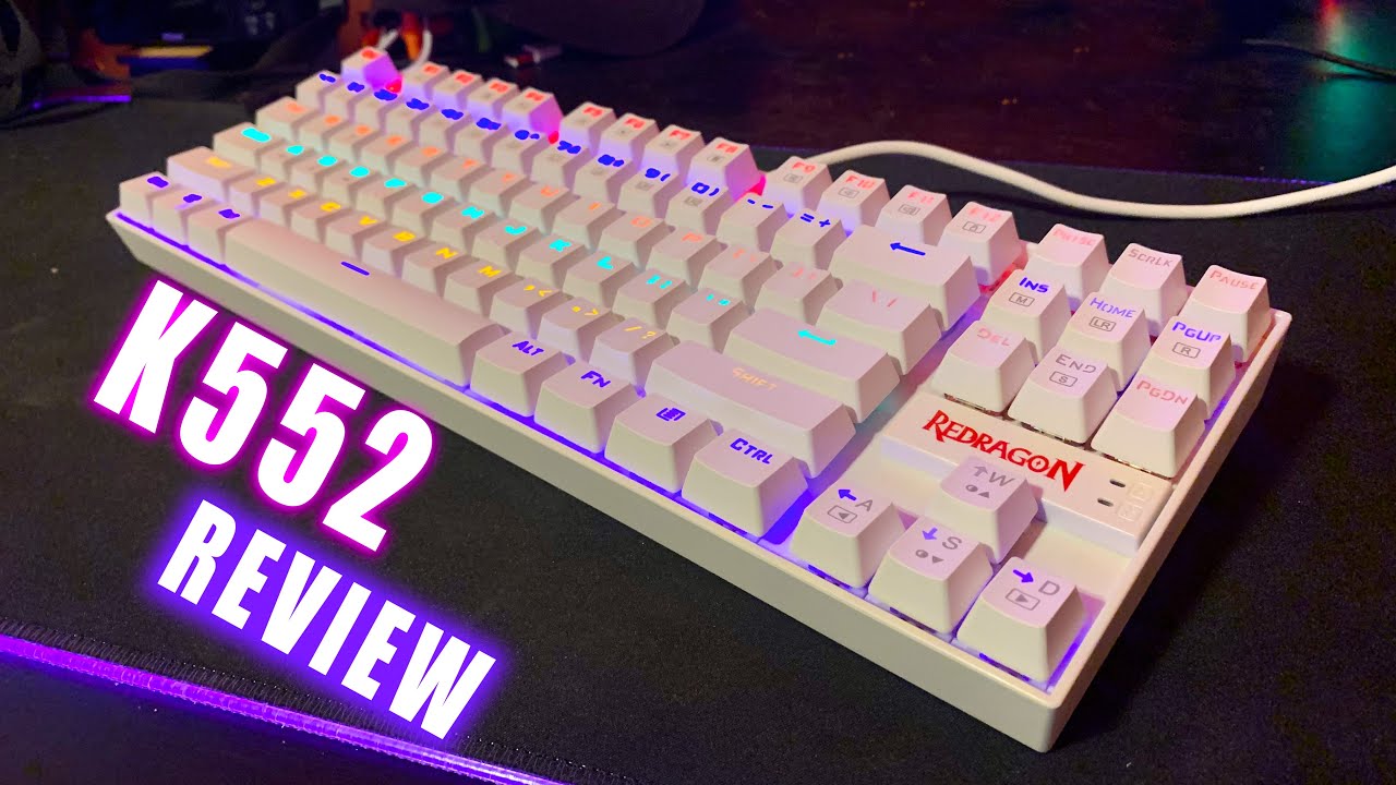 CHEAPEST RGB Mechanical Keyboard - The Redragon K552 Review ($30) - YouTube