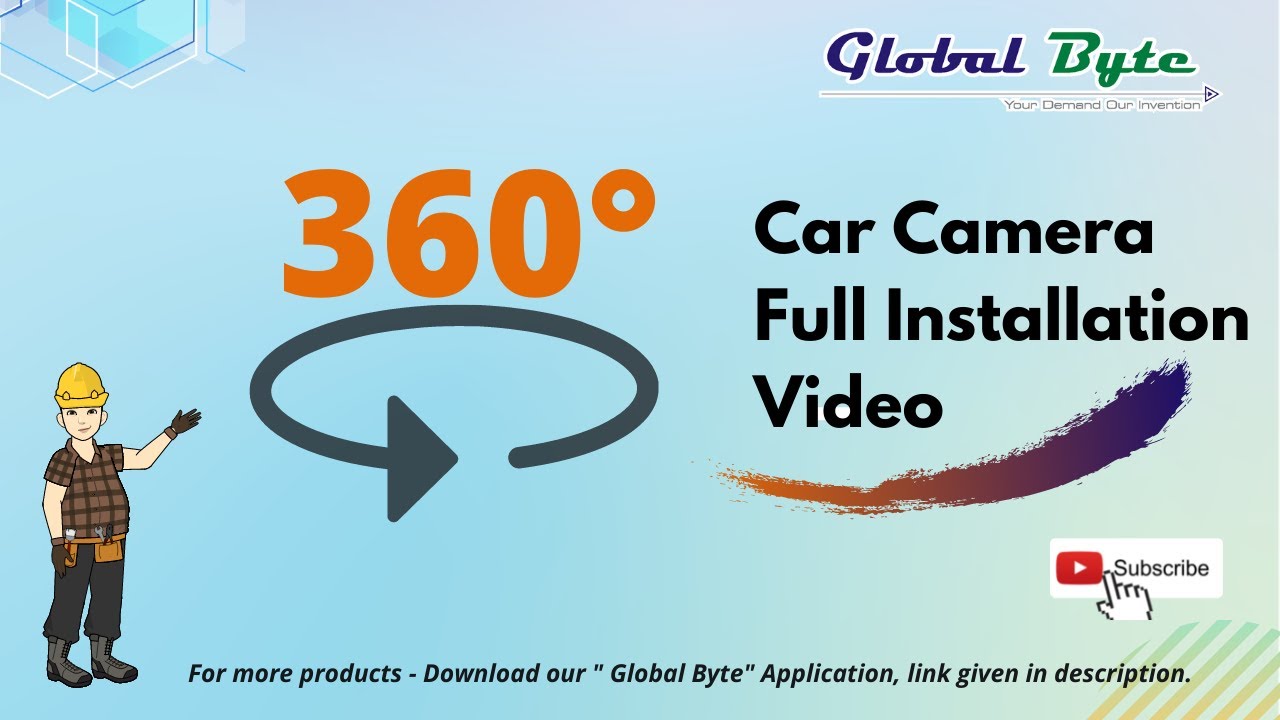 How to Install 360°(Bird View) Car Camera | Global Byte - YouTube