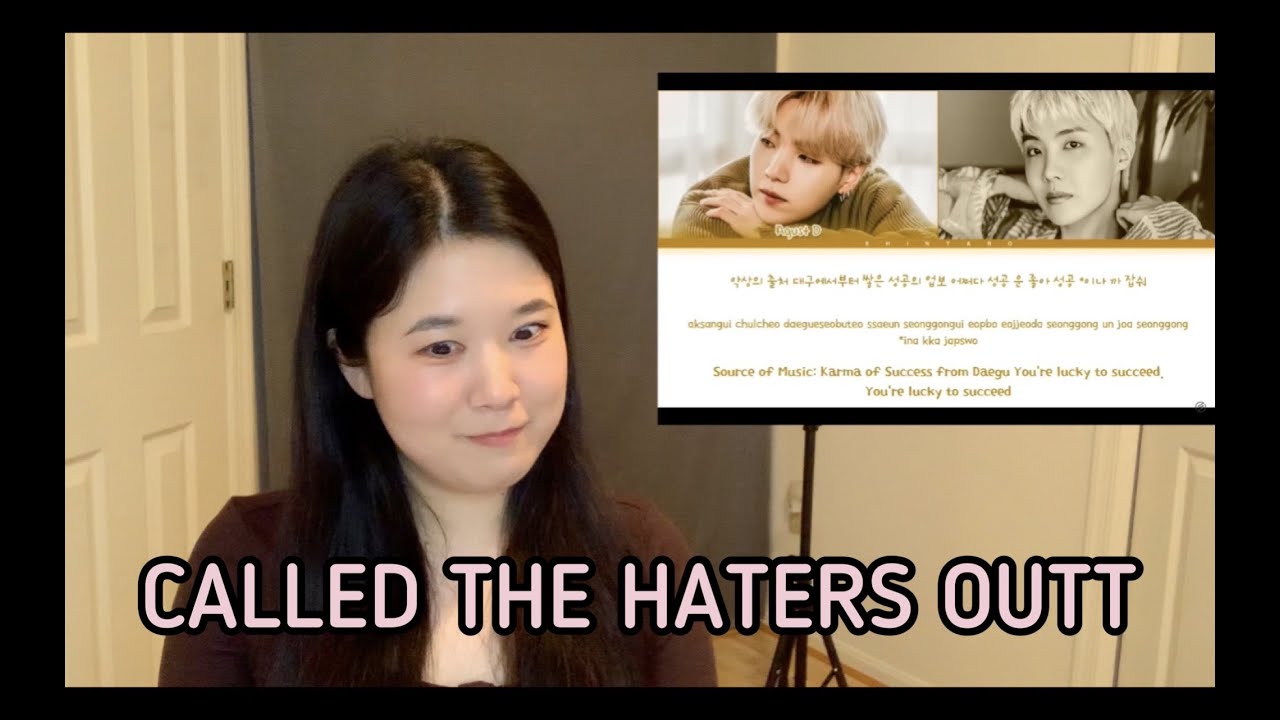 Agust D 'HUH?!' (feat. j-hope) Audio & Lyric Video - Reaction - YouTube