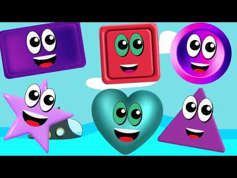 We are Shapes Song|The Shapes Rhymes|Shapes Shapes Everywhere|Learn Shapes Names|2d animation#clkids