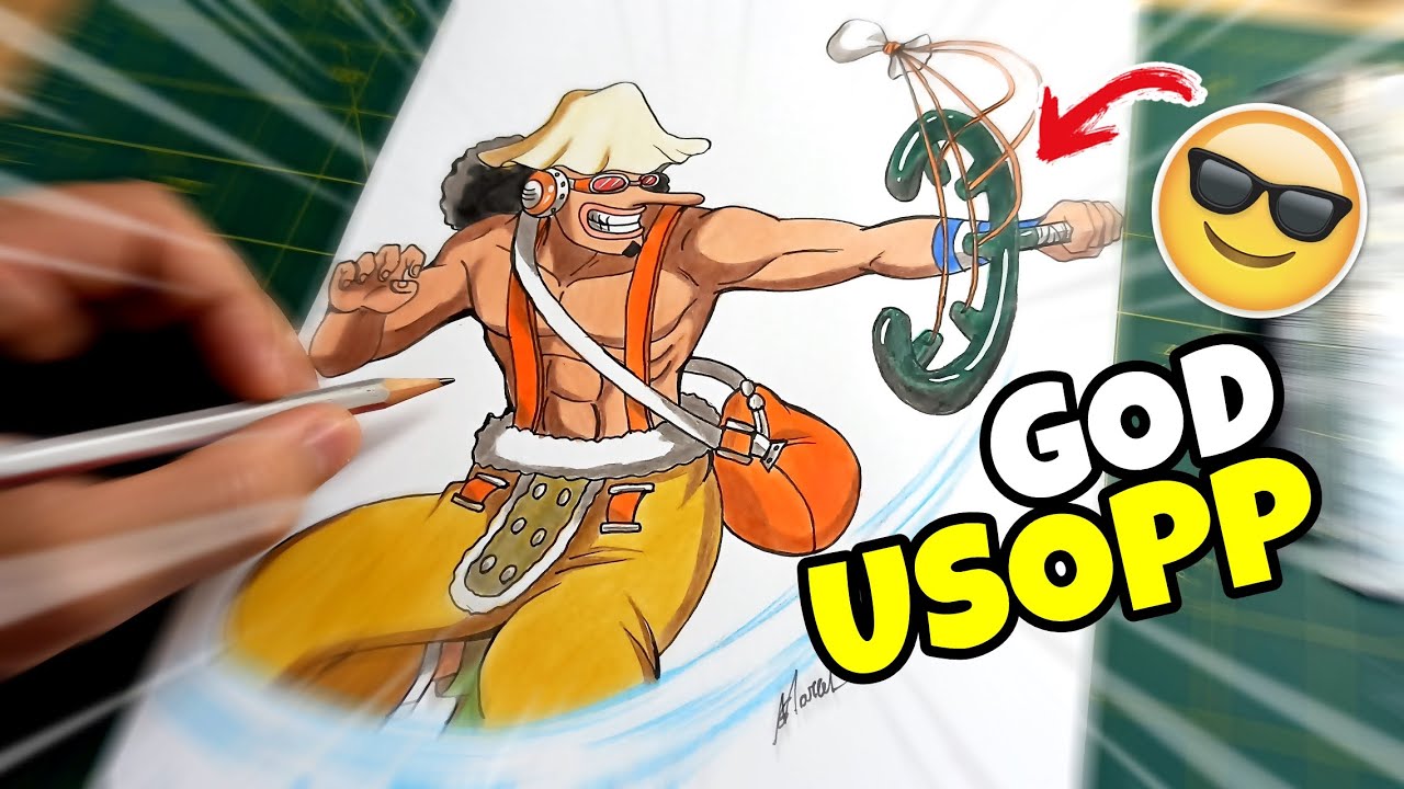 Como desenhar o Usopp de One Piece (GOD USOPP) passo a passo - YouTube