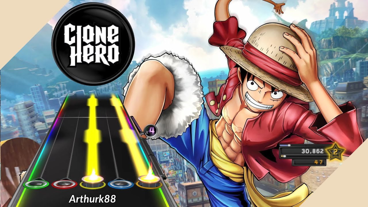 Clone Hero | One Piece - Hikari | Anime Hero II - YouTube