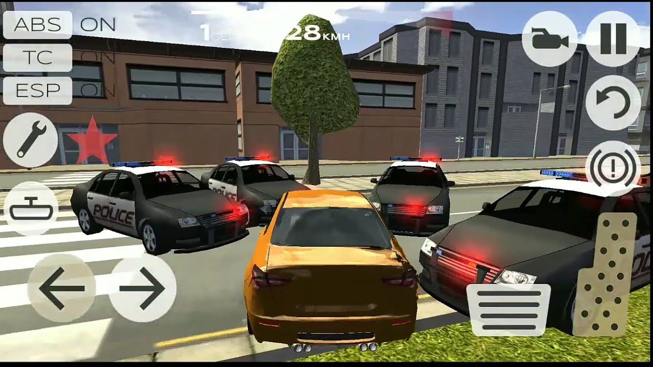 Extreme police Car Driving Racing 3D BMW supercar android gameplay ...