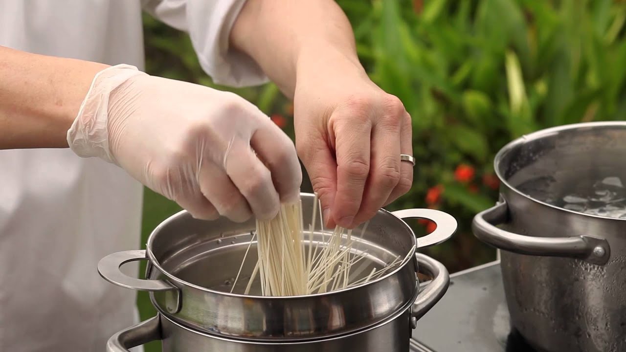 La Mian In Chilled Marmite Consomme by Chef Sam Leong - YouTube