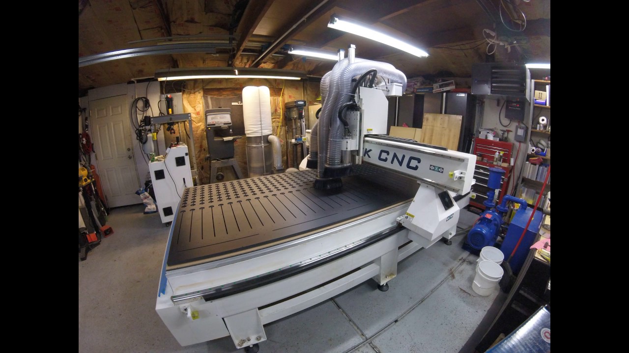 CNC Router Time Lapse of full 4ft x 8ft sheet - YouTube
