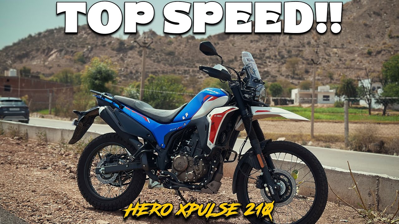 TOP SPEED - GEAR TEST | HERO XPULSE 210 | Watch Before Buy! - YouTube