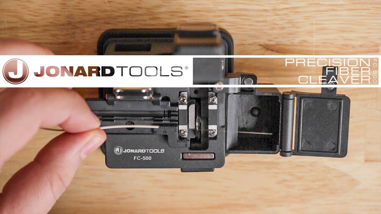 Jonard Tools FC-500 Precision Fiber Cleaver - YouTube