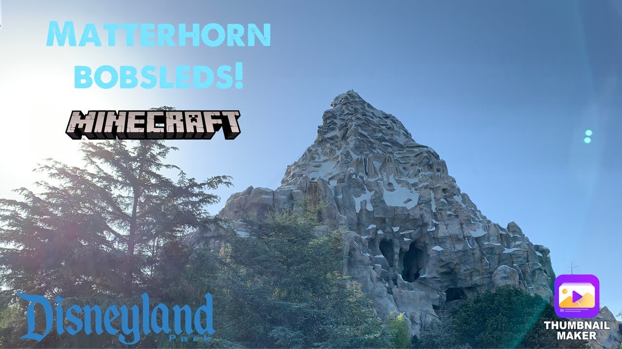 Minecraft Matterhorn Bobsleds (right side) 2021 NEW!! - YouTube