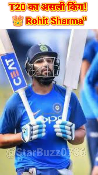 Rohit Sharma: The Unstoppable King of T20 - YouTube