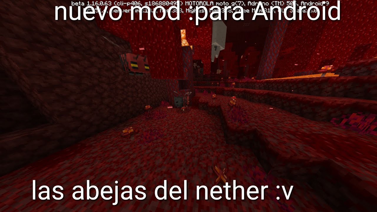 nether bees mod: el mejor mod de abejas del infierno!! Minercraft ...