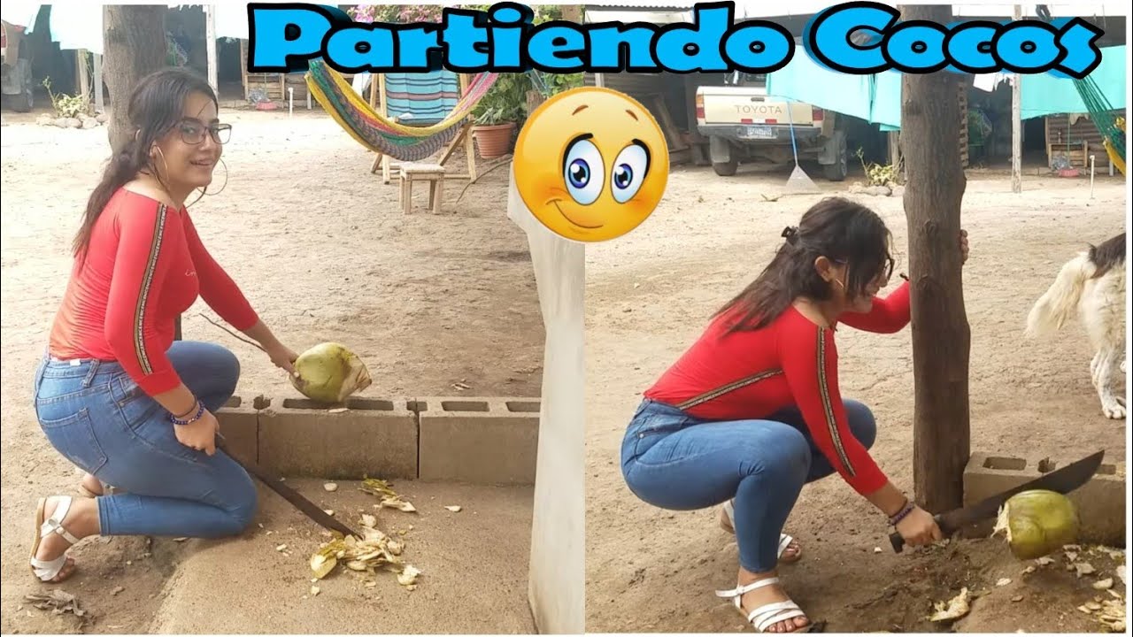 -Esta Hermosa Chica No Necesita De Hombre Para Poder Tomarse Un Coco🥥🌴 ...
