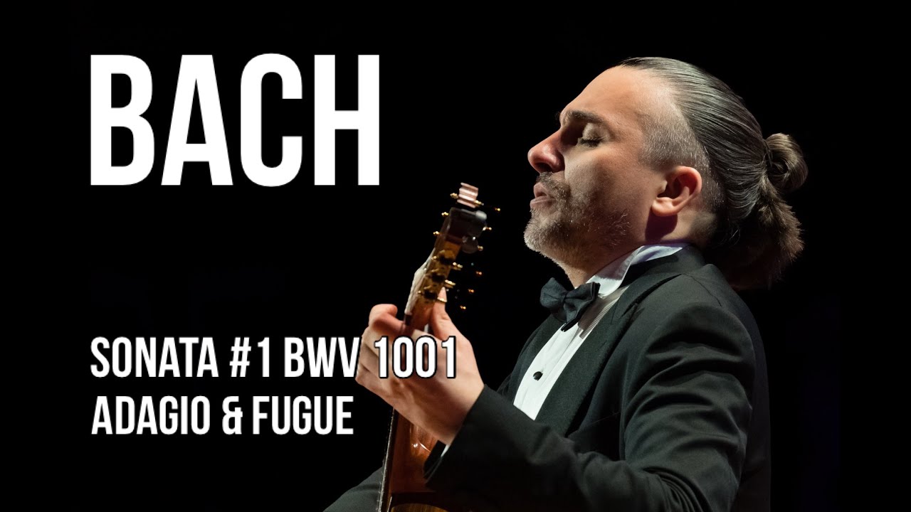 J.S. Bach | Adagio & Fugue | Sonata #1 for violin solo | BWV 1001 ...