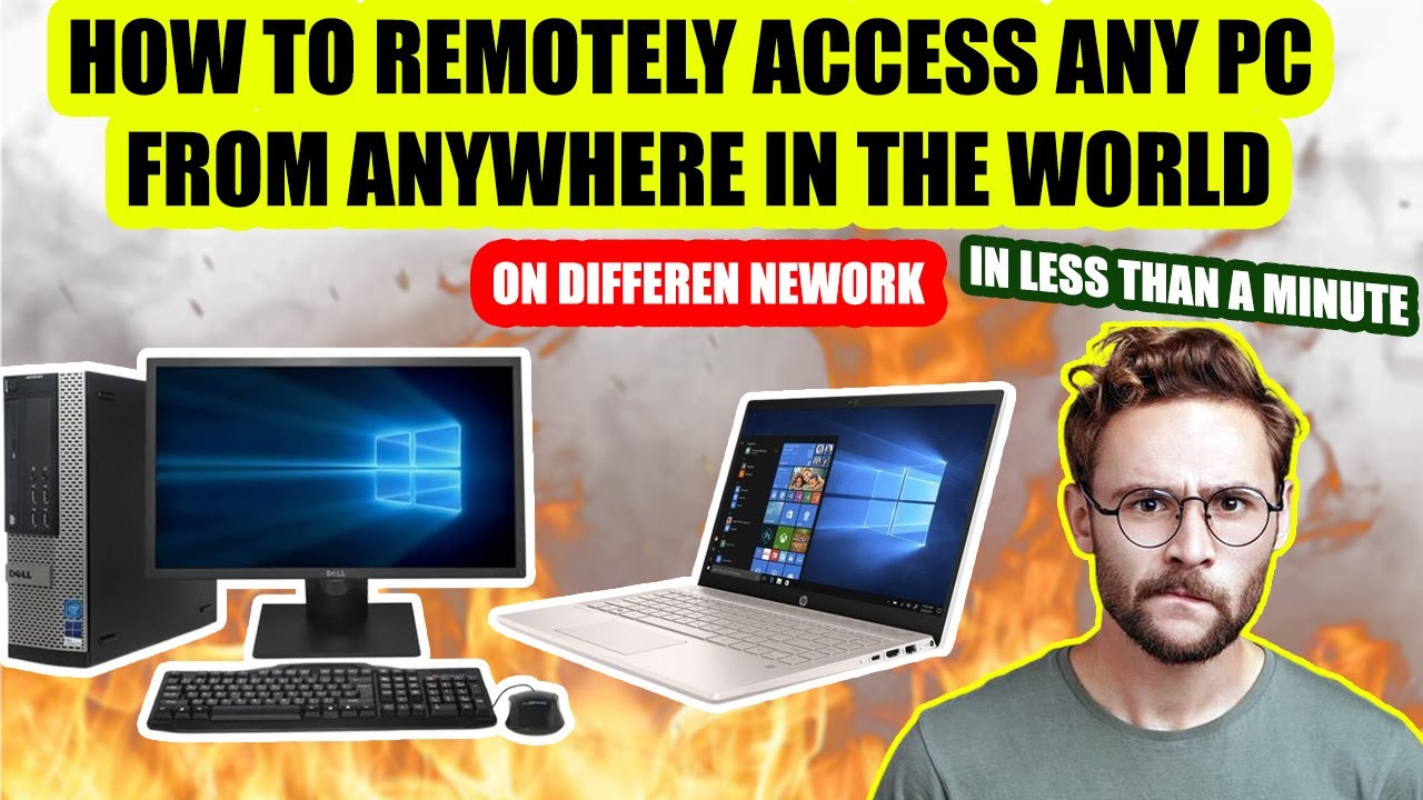 How to Remotely Access Any PC on Different Network !! EASY METHOD - YouTube