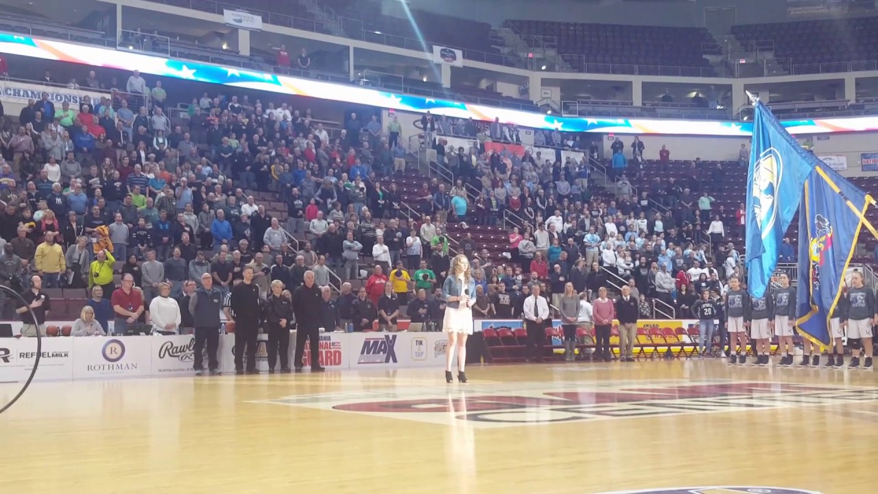 Jordan Faith 2017 National Anthem PIAA - YouTube